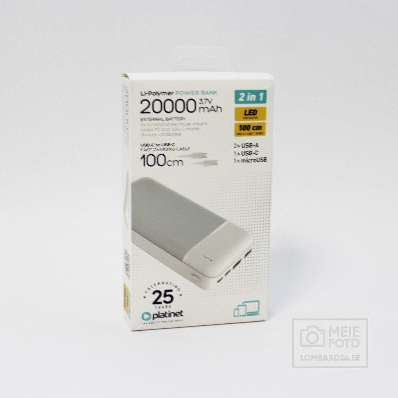 Platinet akupank 20000mAh PMPB20W706 - Pandimaja Lombard24